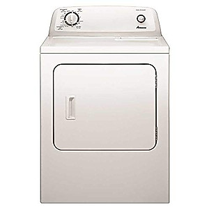 AMANA NED4655EW 6.5 cu. ft. Front Load Electric Dryer with 11 Drying Cycles, White
