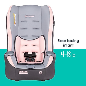Baby Trend Trooper 3-in-1 Convertible Car Seat, Quartz Pink