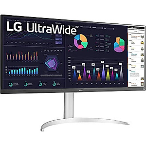 LG 34WQ650-W 34" 21:9 UltraWide Full HD (2560 x 1080) 100Hz IPS Monitor Bundle with Elite Suite 18 Software + 2 Year Protection Warranty