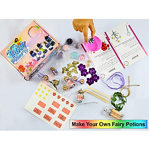 DIY Fairy Potions Kit for Kids - Make Your Own Fairy Potions Arts & Crafts Set - Great Gift for Kits 5 6 7 8 9 10 Years and Up (Fairy)
