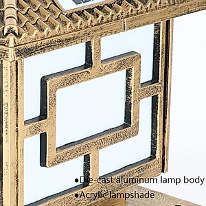 MODEBHD Outdoor Solar LED Pillar Light, Waterproof IP65 Villa Garden Park Post Lamp, On/Off, Patio Garden Post Lantern, Die-cast Aluminum Lamp Holder Traditional Landscape Lighting