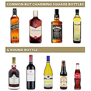 Glass Bottle Cutter, Fixm Square & Round Bottle Cutting Machine, Wine Bottles and Beer Bottles Cutter Tool with Accessories Tool Kit（Upgrade Version）