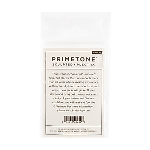 Dunlop Primetone Standard .73mm Sculpted Plectra with Grip , 3 Pack
