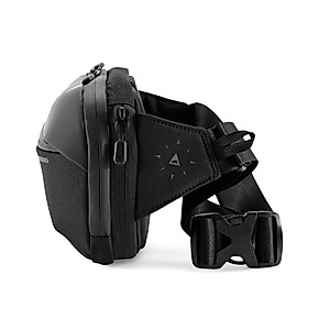 NOMATIC Navigator Premium Sling Bag - 1L w/ 2L Built-In Expansion - Slim & Lightweight Crossbody Bag, Fanny-Pack - Water Resistant Everyday Bag (Black)