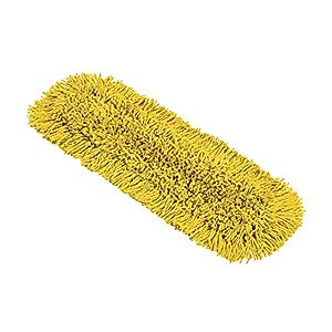 Rubbermaid Commercial Products - 2018810 Maximizer Dust Mop Pad and EZ Access Scraper, 24in, Replacement Pad Yellow