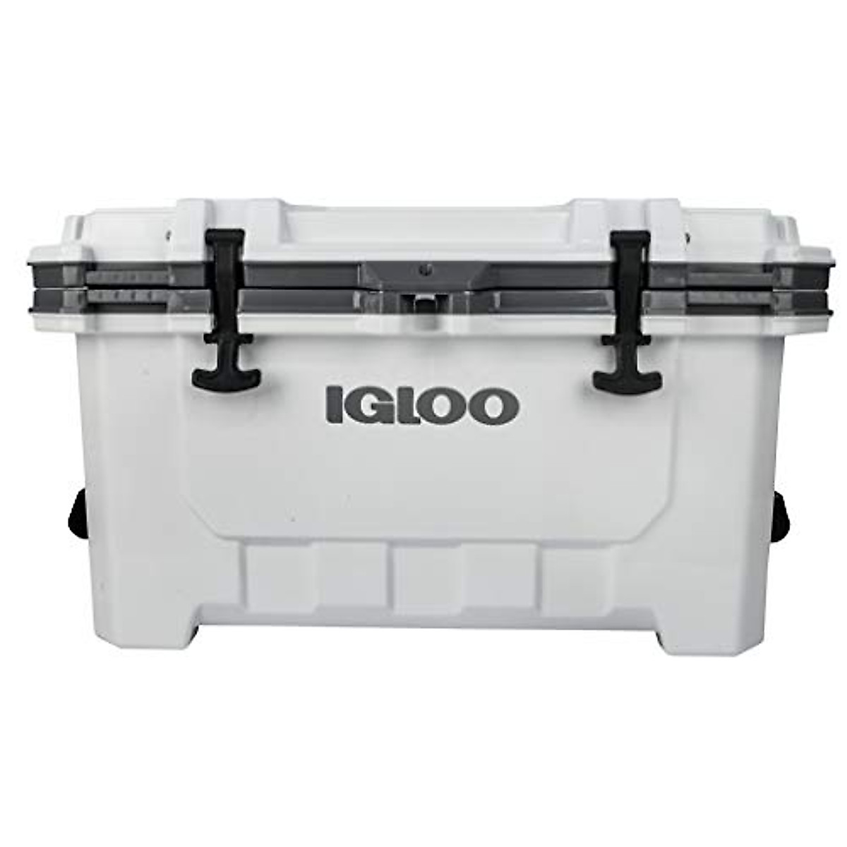 Igloo White IMX 70 Qt Lockable Insulated Ice Chest Injection Molded Cooler with Carry Handles