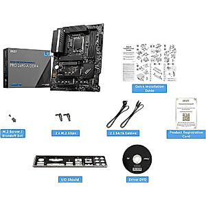 MSI PRO Z690-A DDR4 ProSeries Computer Gaming Motherboard (ATX, 12th Gen Intel Core, LGA 1700 Socket, DDR4, PCIe 4, CFX, M.2 Shield Frozr, HDMI, DisplayPort) Intel PC Motherboards (Renewed)