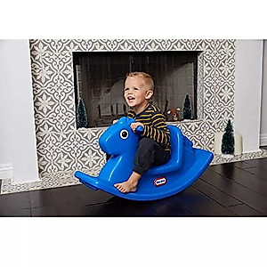 Little Tikes Rocking Horse Blue, 33.00 L x 10.00 W x 17.50 H Inches