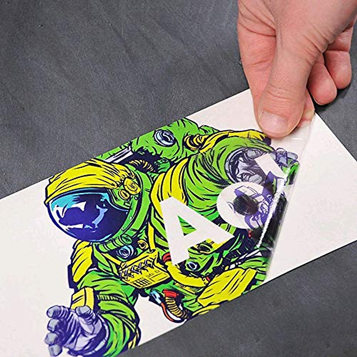 NACTECH 20Pcs Vinyl Sticker Paper Waterproof Glossy Decal Paper Sheets Self-Adhesive Sheets Printable Vinyl Sticker Paper for Inkjet Printer 8.3"x11"