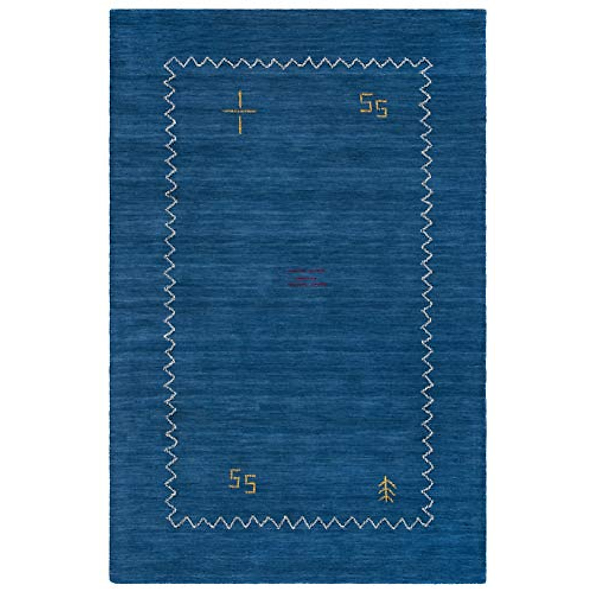 SAFAVIEH Himalaya Collection 8' x 10' Blue HIM583A Handmade Premium Wool Area Rug