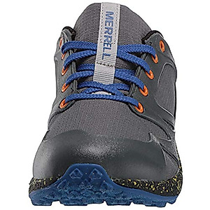 Merrell unisex child Altalight Low Hiking Sneaker, Grey/Orange, 4.5 Big Kid US