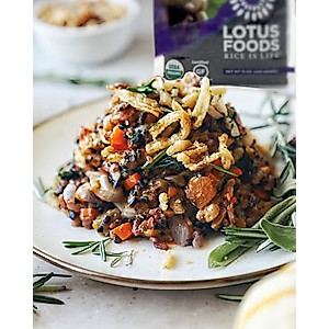 Lotus Foods Bulk Organic Forbidden Black Rice – Gluten-Free, Gourmet & Certified Organic Heirloom Whole Grain Rice, 11 pounds (1 pack)