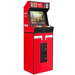 UNICO MVSX Arcade and Base, Pre-Loaded 50 SNK Official Genuine Retro Games, Support Two Players Fight Together by 2 Joysticks