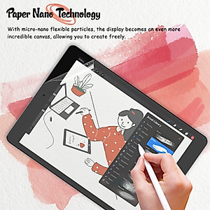 BERSEM 2 pack Paper Screen Protector Designed for Fire HD 10 2021/Fire HD 10 Plus/Fire HD 10 Kids/Fire HD 10 Kids Pro Tablet 2021 Released 10.1 Inch (11th Generation, 2021 Released),Anti-Glare Paper film