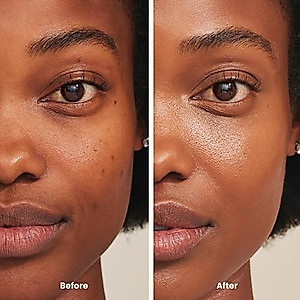 JOAH Perfect Complexion Under Eye Concealer and Hydrating Serum, Korean Makeup for Dark Circles and Puffiness, Peptide Serum with Medium Coverage, Cushion Tip Applicator