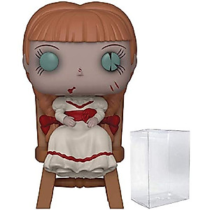 Funko The Conjuring: Annabelle - Annabelle in Chair Pop! Vinyl Figure (Bundled with Compatible Box Protector Case), Multicolor, 3.75 inches