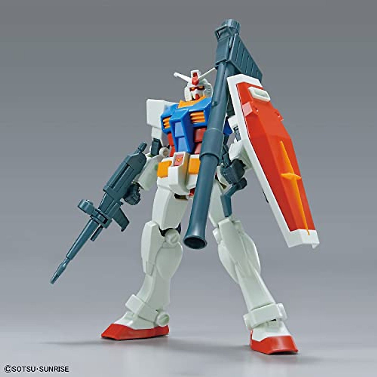 Bandai Hobby - Mobile Suit Gundam - 1/144 RX-78-2 Gundam (Full Weapons Set), Bandai Spirits Entry Grade Model Kit