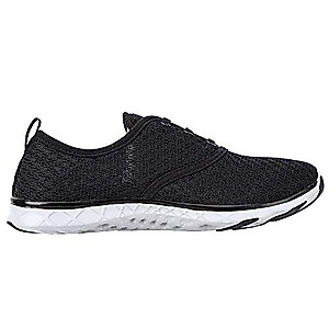 ALEADER Women's Stylish Quick Drying Water Shoes Black 9 D(M) US