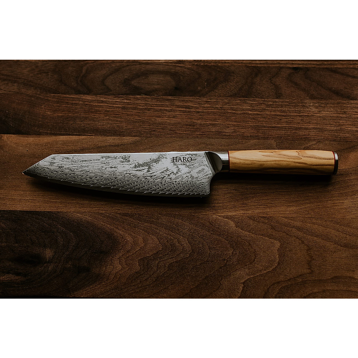 HARO CUTLERY Premium Series 9-piece Japanese Chef Knife Set | Damascus Knife Set | Forged AUS10V Steel Chef Knife Set Professional | Razor Sharp Knives Set For Kitchen | Kitchen Knife Set