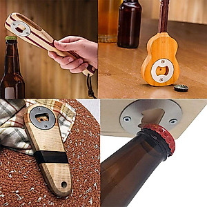 8 Set Bottle Opener Insert,Stainless Steel Round DIY Bottle Opener Hardware Kit Hardware Parts Supply with Screws
