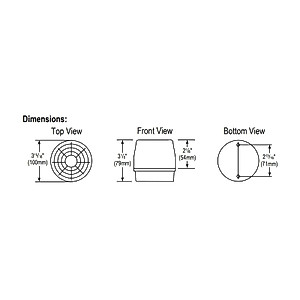 Seco-Larm SL-1301-SAQ/C Clear Lens Strobe Light, 10 Vertical LED Strips (54 LEDs) Increase Visibility From Various Directions, Built-in 100dB Programmable Siren, Six Different Flash Patterns