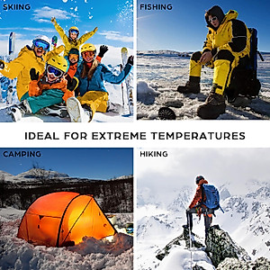 DG Hill Thermal Socks Men - Winter Sock for Cold Weather Warm Socks - Snow Socks Thick Long Thermal Sock for Hunting