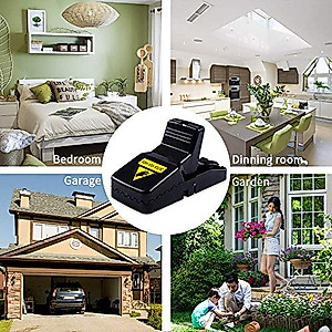 Mouse Trap, Mice Traps That Work Best Snap Traps for Small Mice and Mouse Outdoor Indoor Quick Kill and Reusable Mouse Traps 6 Pack