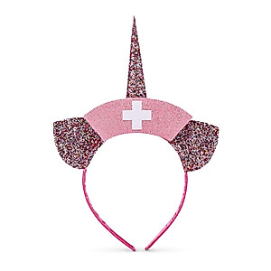 Rainbocorns Unicorn Rescue Surprise (Pink) by ZURU, Easter Basket Stuffers, Collectible Plush Stuffed Animal, Egg Toys, Sticker Pack, Magical Slime, Headband, Ages 3+ (DJ The Unicorn Plush)