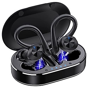 EUQQ Wireless Earbuds Bluetooth 5.3 Headphones for Sports 42Hrs Playtime HiFi Stereo Earphones Noise Cancelling Bluetooth Wireless Ear Buds with Mic for Running audifonos Bluetooth inalambricos