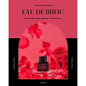 Foellie] eau de bijou - Feminine Inner Beauty Perfume for Underwear Sweet and strong rose & Attractive Scents Fragrance, 5ml/0.169 fl.oz
