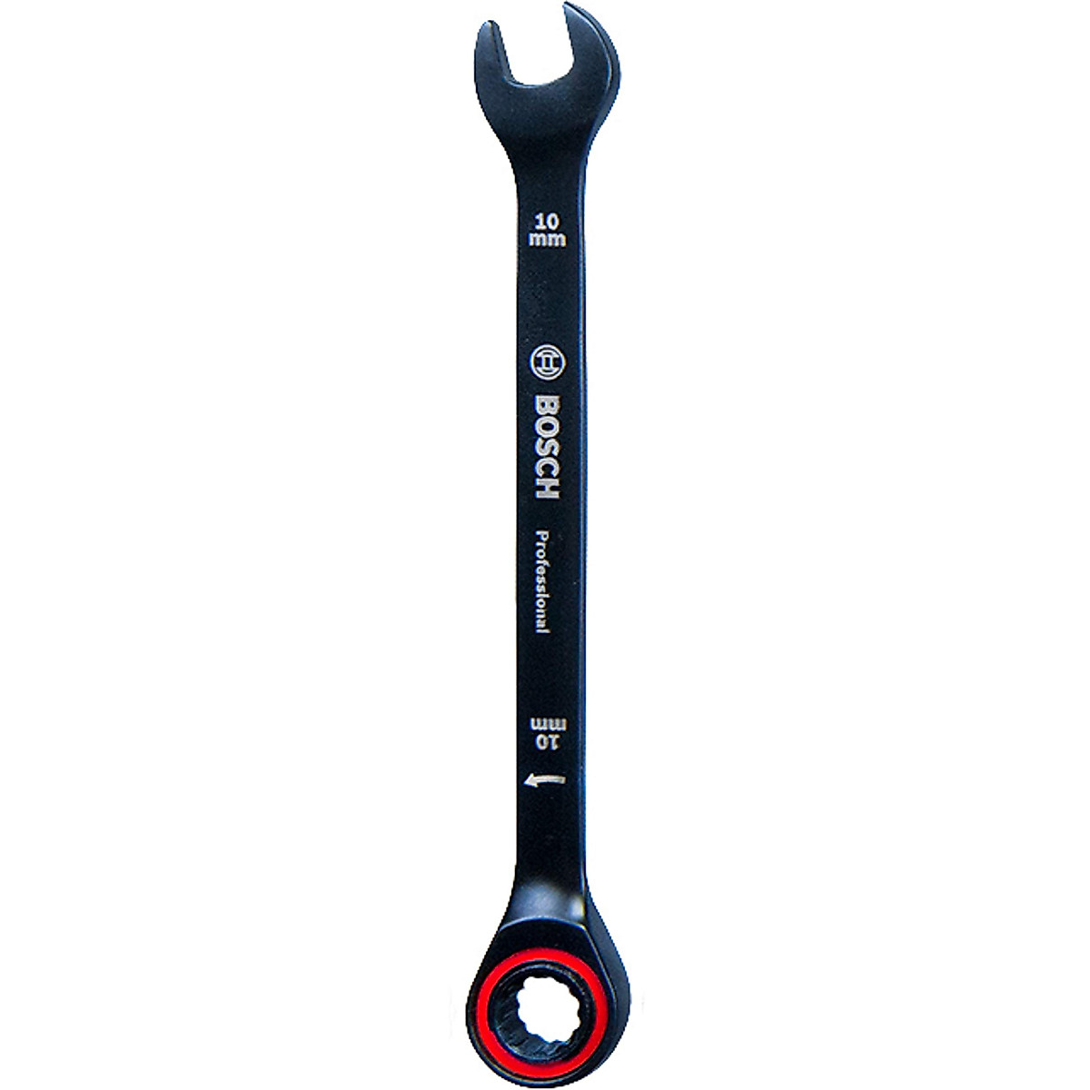 Bosch Professional ring/open-ended spanners with ratchet function (10 mm, chrome vanadium steel) – Amazon exclusive