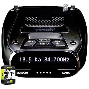 Uniden DFR7 Super Long Range Radar Detector with GPS Bundle with 1 YR CPS Enhanced Protection Pack