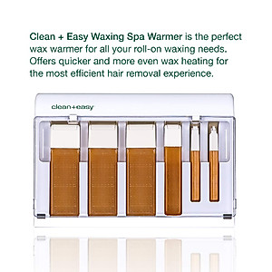 Clean + Easy Waxing Spa Warmer For Wax Cartridges, Hair Removal Treatment Tool For Facial And Full Body Waxing, (120V) Warmer Unit Only