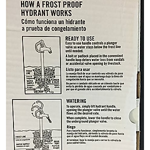 Everbilt 3 ft. Bury Depth Frost Proof Yard Hydrant