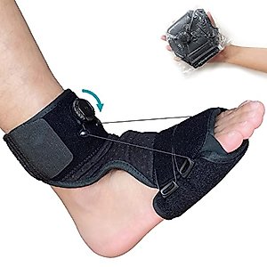 Plantar Fasciitis Night Splint with Rotating Knob System for Plantar Fasciitis Relief Plantar Fasciitis Socks Fascia Stretcher for Achilles Tendonitis Relief Plantar Fasciitis Brace Foot Drop