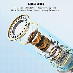 iPhone 15 USB C Earbuds, 2 Pack Type C Earphones HiFi Stereo Earphone with Mic Wired Headphone for iPhone 15 iPad Android Smartphone Galaxy S20 FE Note 20 Pixel 7 Pro and Other USB c Device