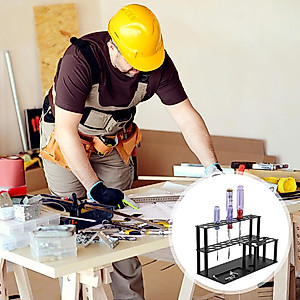 KELEAPEKER RC Screwdriver Storage Rack, Heavy Duty RC Tool Stand, Removable, 3 Layers, with Tool Organizer