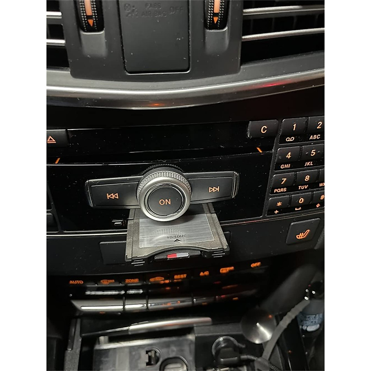 Onefavor for Mercedes-Benz Command System PCMCIA Memory Card Adapter for Honda CR-V, CR-Z, Civic Navigation System SD/SDHC Card to PC Card Converter UP to 32GB