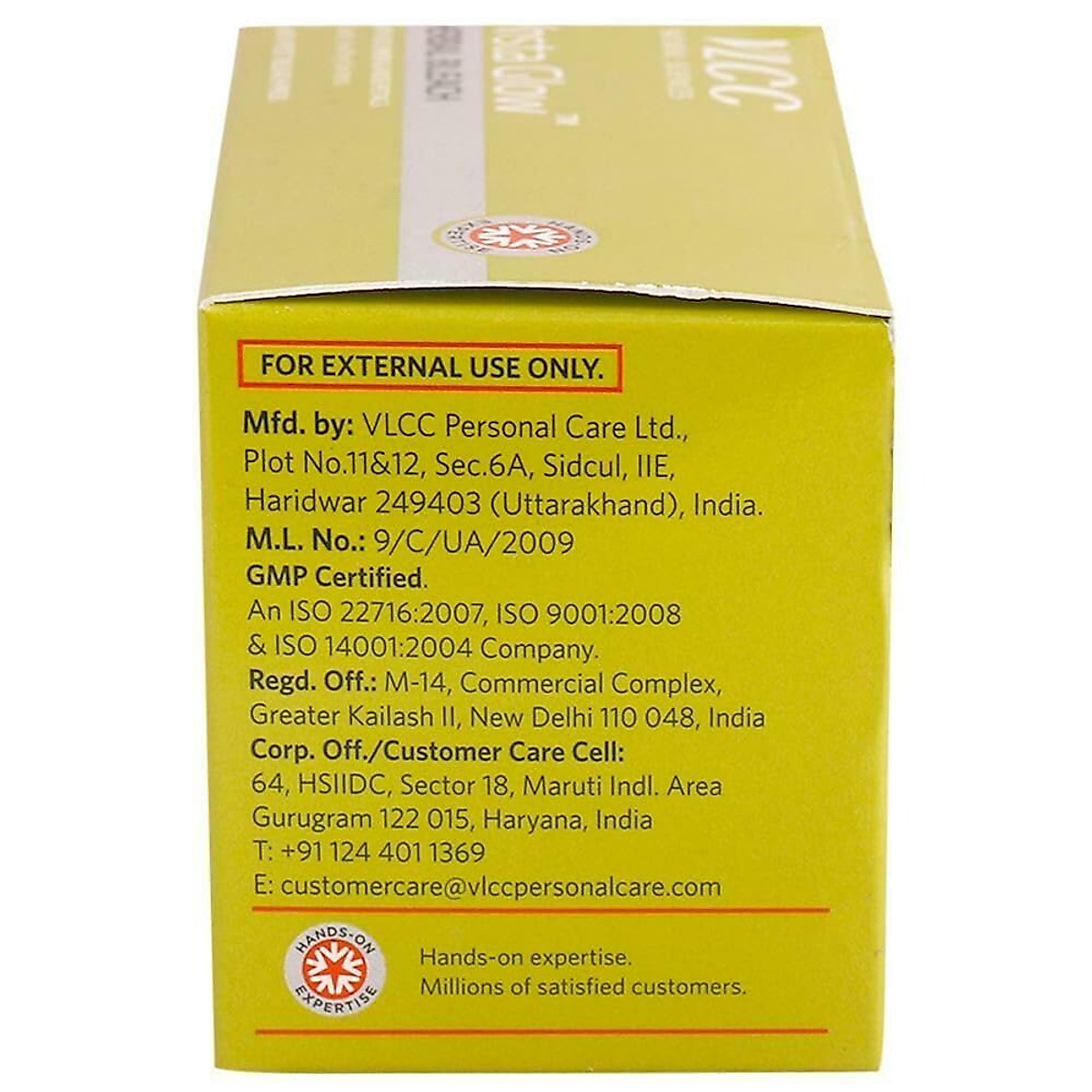 Vlcc Insta Glow Herbal Bleach With Cucumber & Rose Petal For Fairness 54 gm