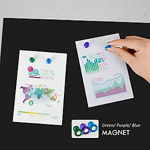 Board2by Magnetic Chalkboard Contact Paper for Wall, 38.9 x 18 Self Adhesive Chalk Board Wallpaper, Blackboard Paper with 46 Magnetic Letters for Kids, Black