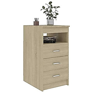 Nightstand Bedside Table Drawer Cabinet Drawer Cabinet 15.7"x19.7"x29.9" Cabinet is Crafted from A Quality Board Making It Sturdy and Long-Lasting Storage Tower Dresser