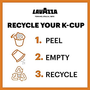 Lavazza Gran Aroma Single-Serve Coffee K-Cups for Keurig Brewer, Light Roast, 44 capsules, 100% Arabica