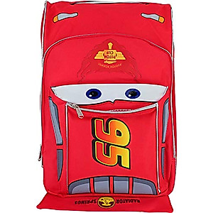 Pixar Cars Lightning McQueen Shape 16 inch Large School Backpack