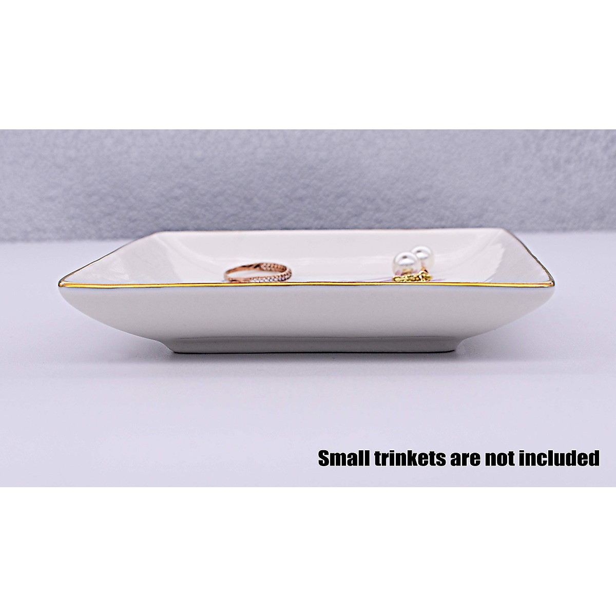 Topthink Expectant Patronum-New Mum Presents-Mom to Be-Have a Baby-Funny Pregnancy Announcement Gift-Baby Reveal Gifts for First Time Mother-Ceramic Jewelry Holder Ring Dish Trinket Tray