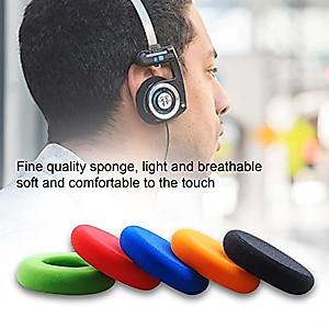 GVOEARS Replacement Cushion Ear Pads for Koss Portapro Headphones 2 Pairs (Green+Orange)