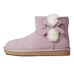 Koolaburra by UGG Women's Victoria Mini Fashion Boot, Elderberry, 10