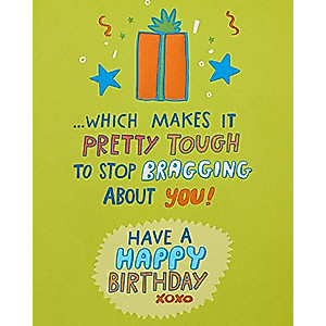 American Greetings Birthday Card for Grandson (Bragging About You)
