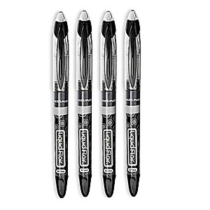 Paper Mate Liquid Flair Porous Point Pens, 0.8mm, Extra Fine Point, Black Ink, 4-Count