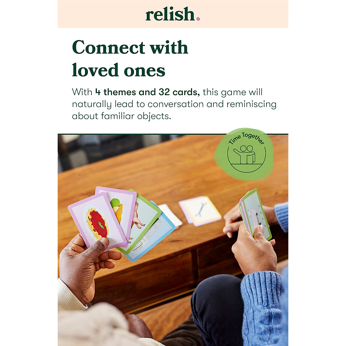 Relish Category Snap - Matching Card Game, Dementia Activities for Seniors, Alzheimer's Products