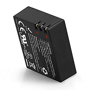 GeeKam Action Camera Battery, 2x1350mAh Rechargeable Battery for Sports Camera, Compatible for AKASO EK7000, WOLFANG GA100/GA200/GA300, Campark, Crosstour, Apeman, Victure, SJ4000